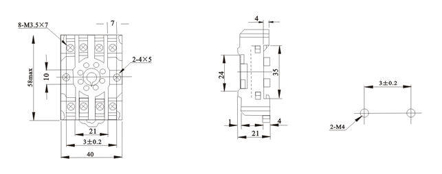 Enchufe de relé PF085A, PF085A - Zhejiang Kane Electric Co.,Ltd